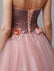 Ball Gown Floral Formal Evening Dress Strapless Sleeveless Floor Lengt ...